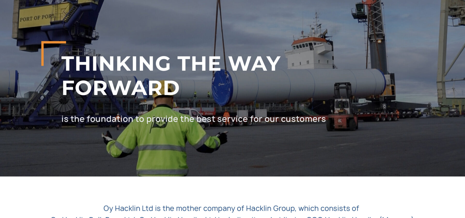 Announcing the launch of our new website - Hacklin Group